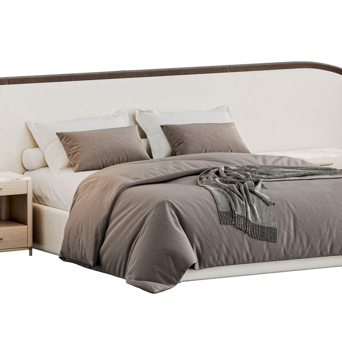 Ferrol Bed 3D Model for VRay, Corona | CGMood