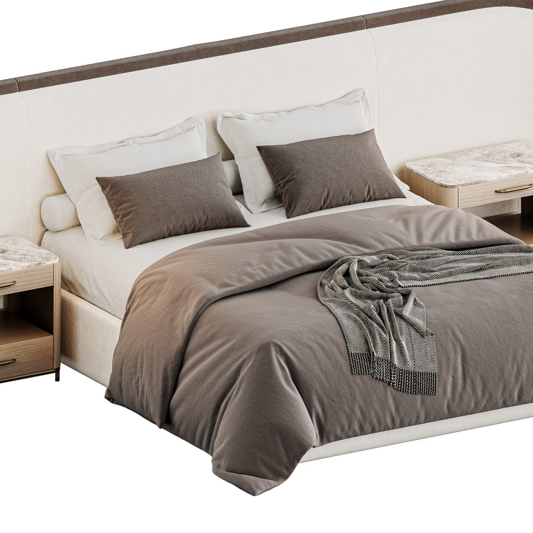 Ferrol Bed 3D Model for VRay, Corona | CGMood