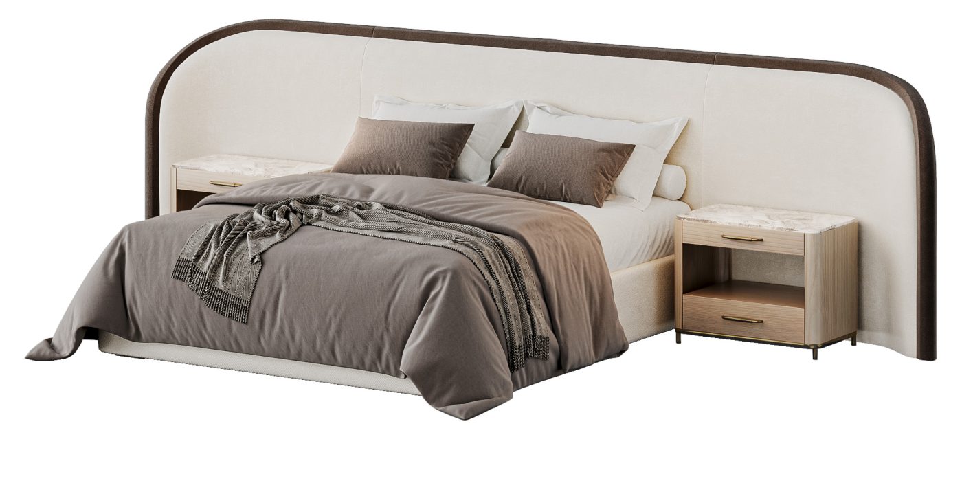 Ferrol Bed 3D Model for VRay, Corona | CGMood