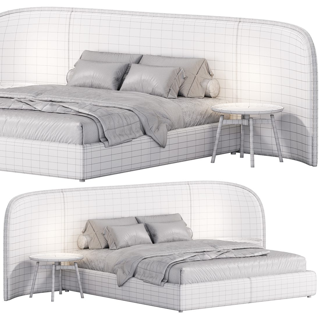 Cazarina Ferrol Bed 3D Model for Corona | CGMood