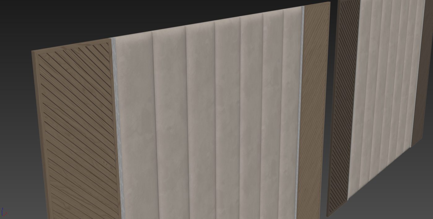 Decorative V10 Wall Panels 3D Model for VRay | CGMood