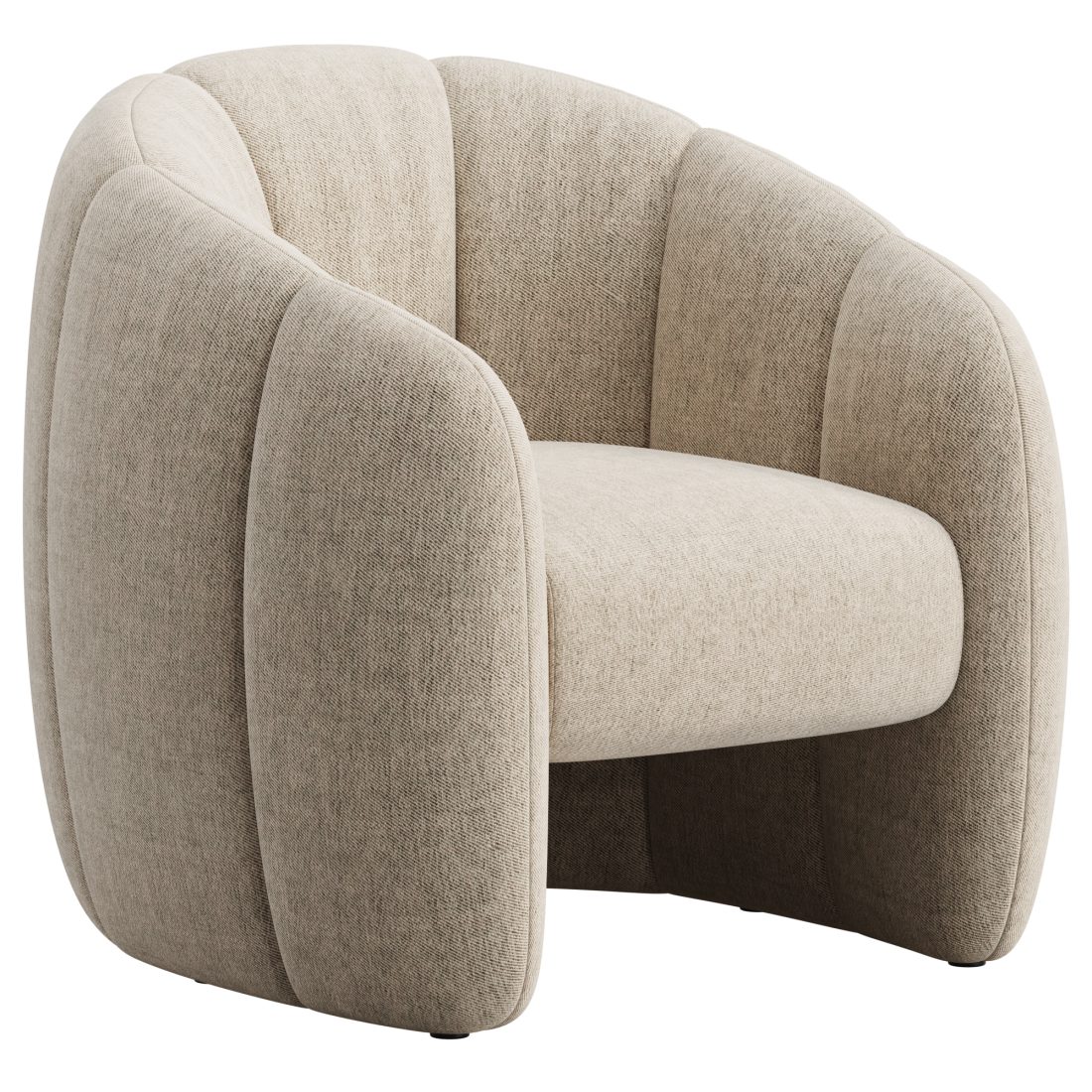Atella Tub Chair - 3D Model for Corona
