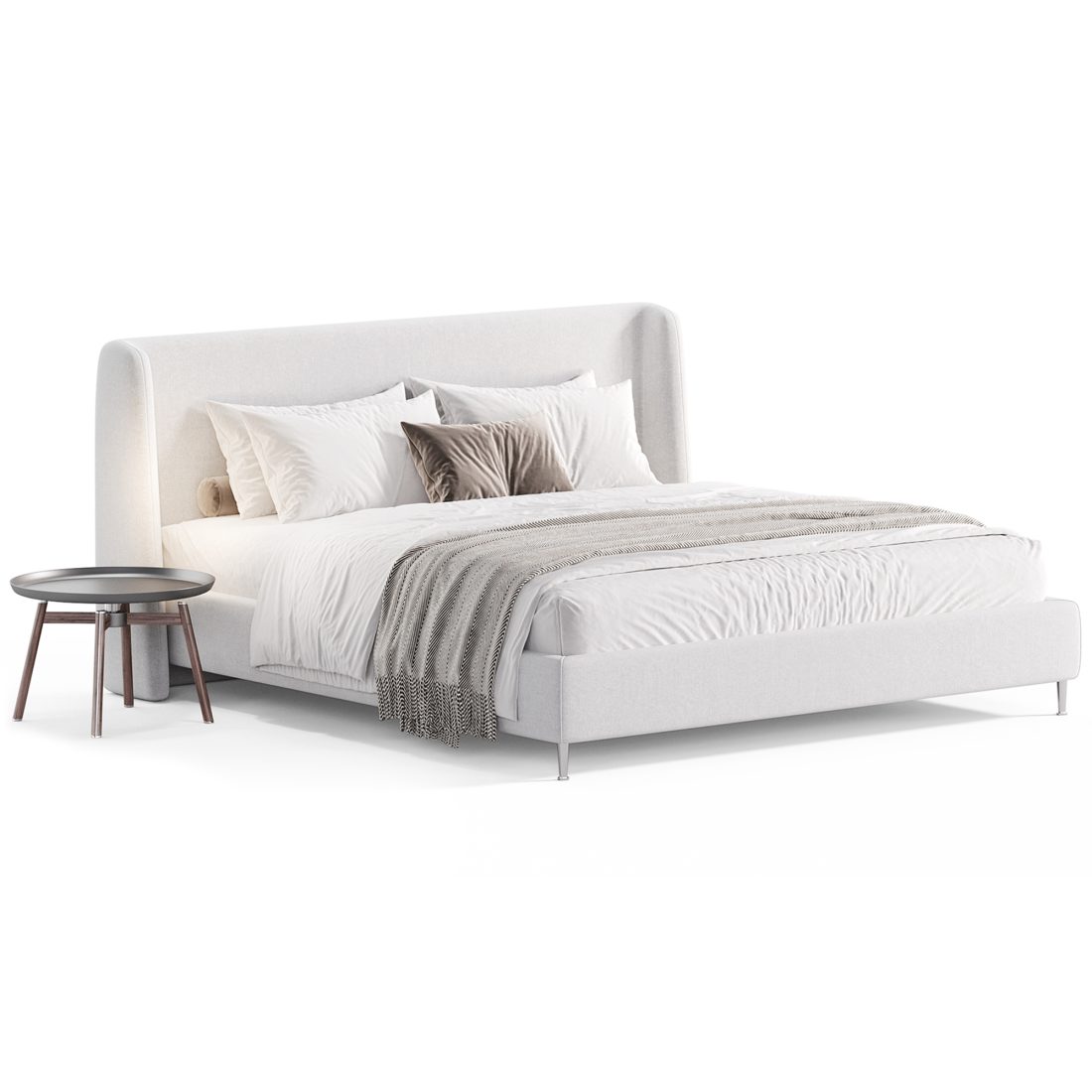 Wings Alessandro Corina Bed - 3D Model for Corona