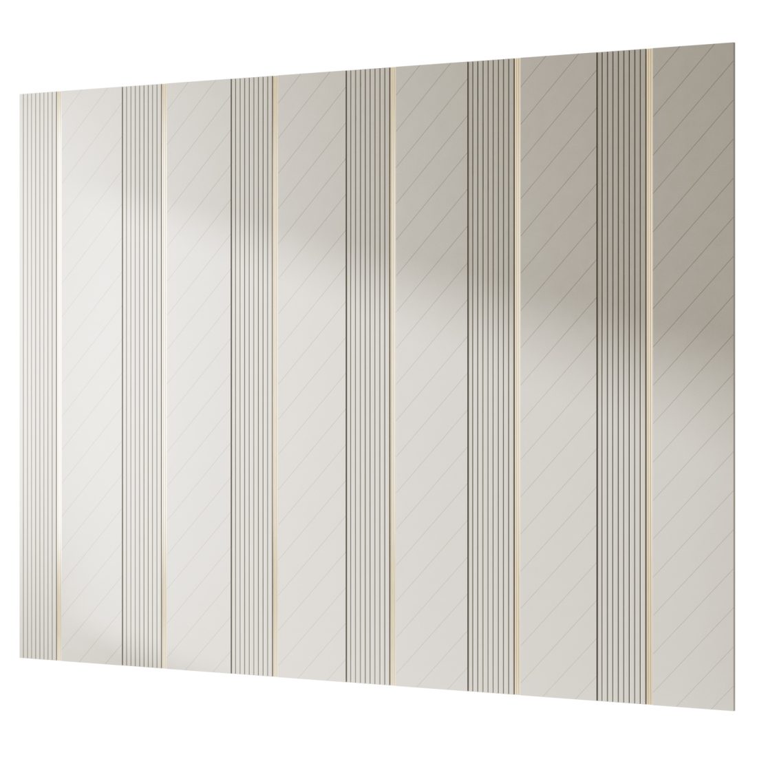 Decorative V11 Wall Panels - 3D Model for VRay