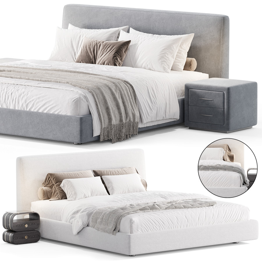 Flexteam Ray Bed - 3D Model for Corona
