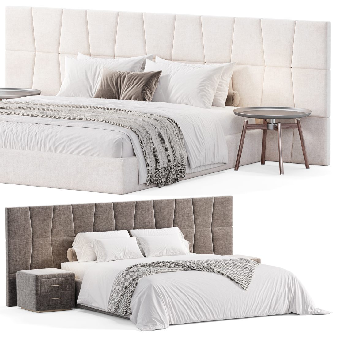 Trapezium Bed By Sensorsleep 3D Model for Corona | CGMood