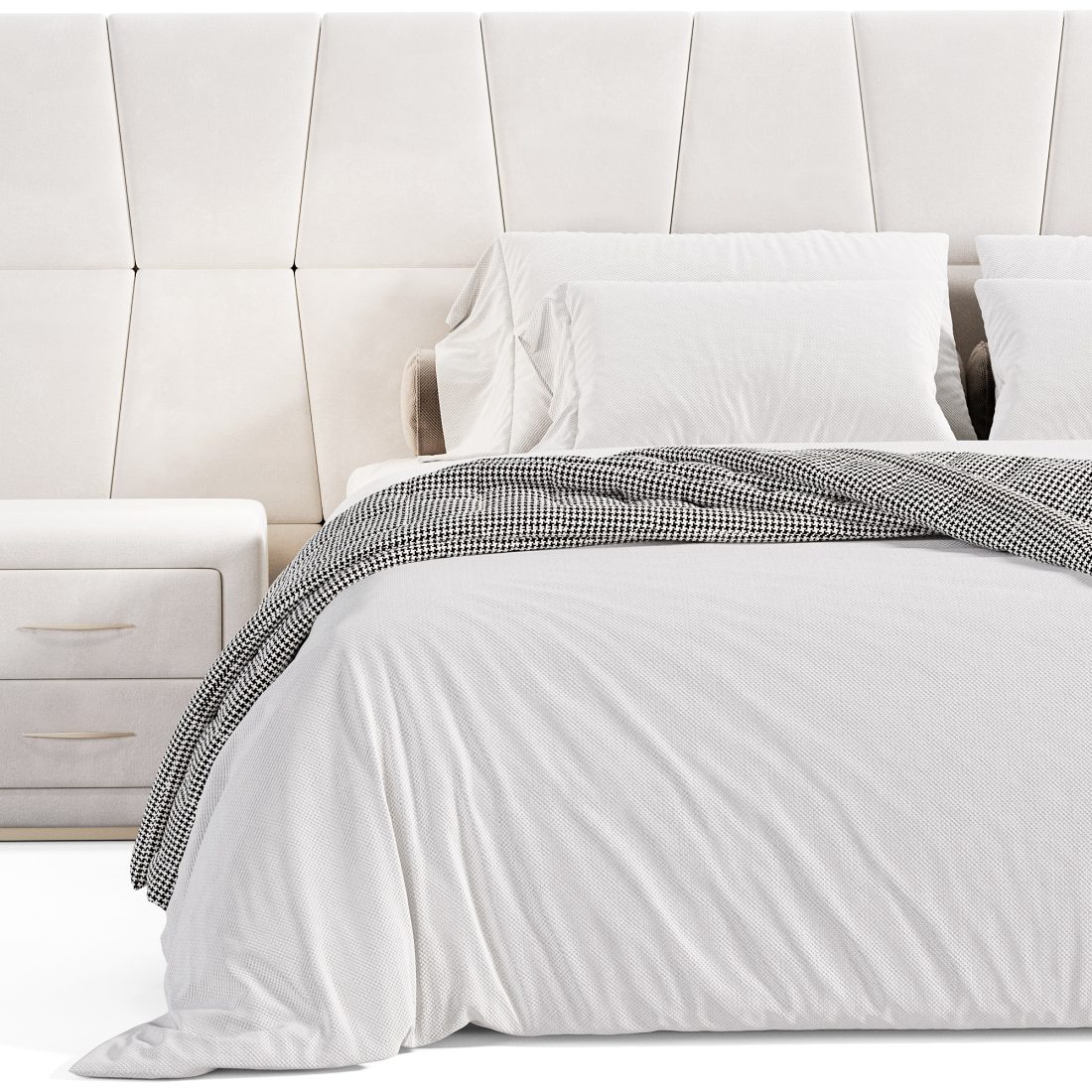Trapezium Bed By Sensorsleep 3D Model for Corona | CGMood