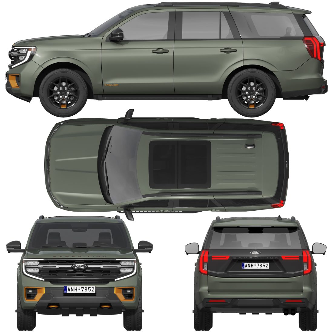 Ford Expedition Tremor 2025 - 3D Model for Corona