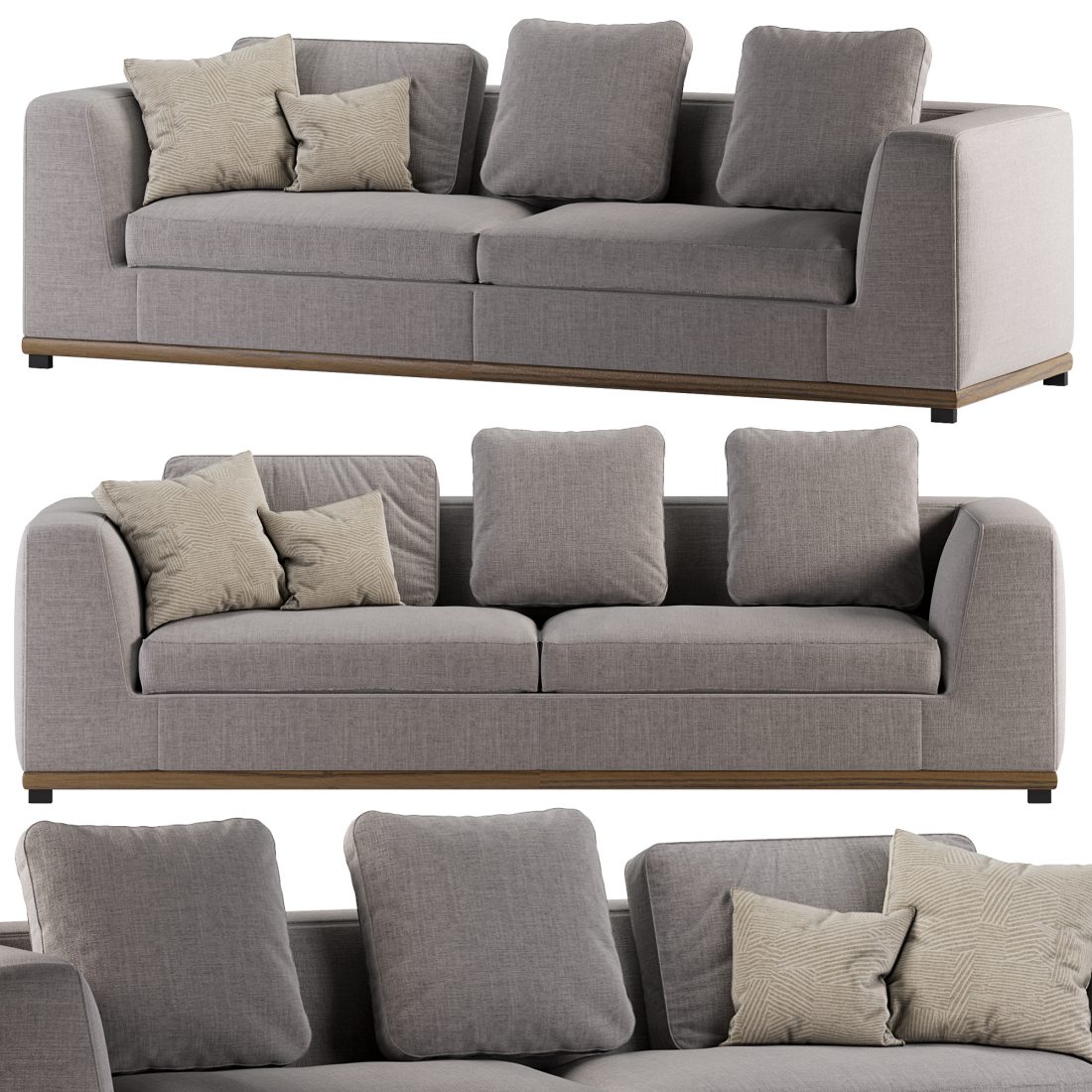 Kirk Sofa By Porada 3D Model for Corona | CGMood