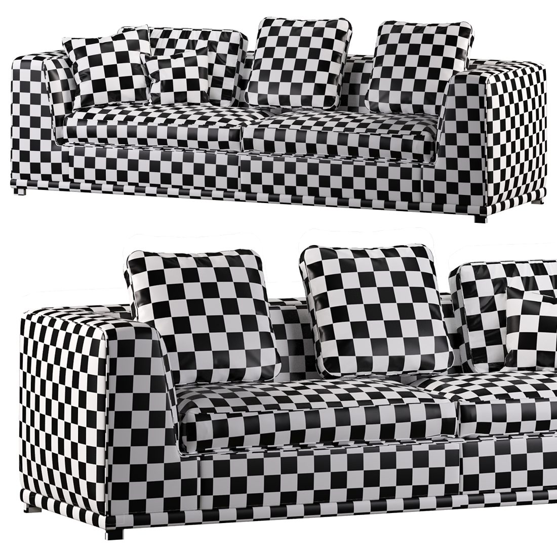 Kirk Sofa By Porada 3D Model for Corona | CGMood