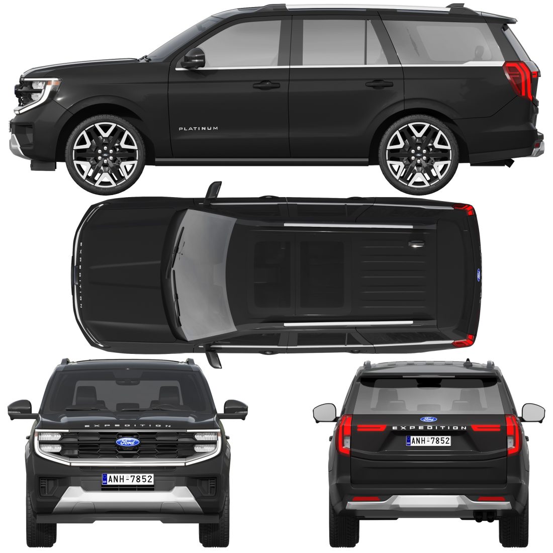 Ford Expedition 2025 - 3D Model for Corona