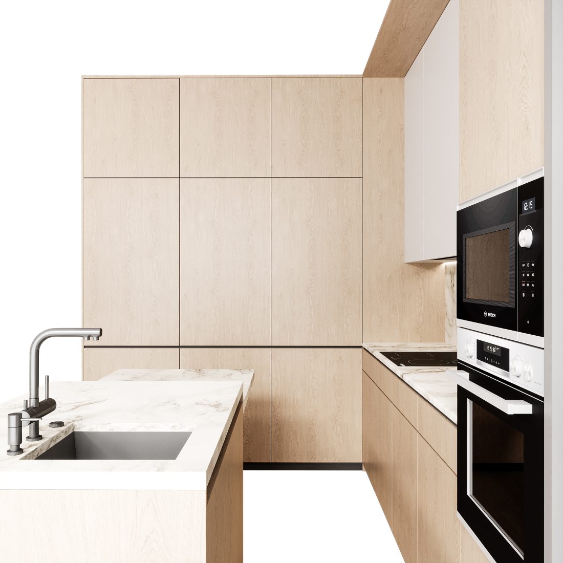 Kitchen 10 3D Model for VRay, Corona | CGMood