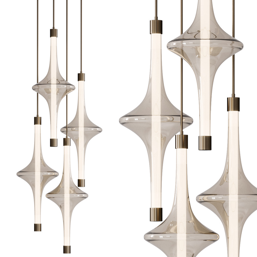Balance Lighting Hanging - 3D Model for VRay, Corona