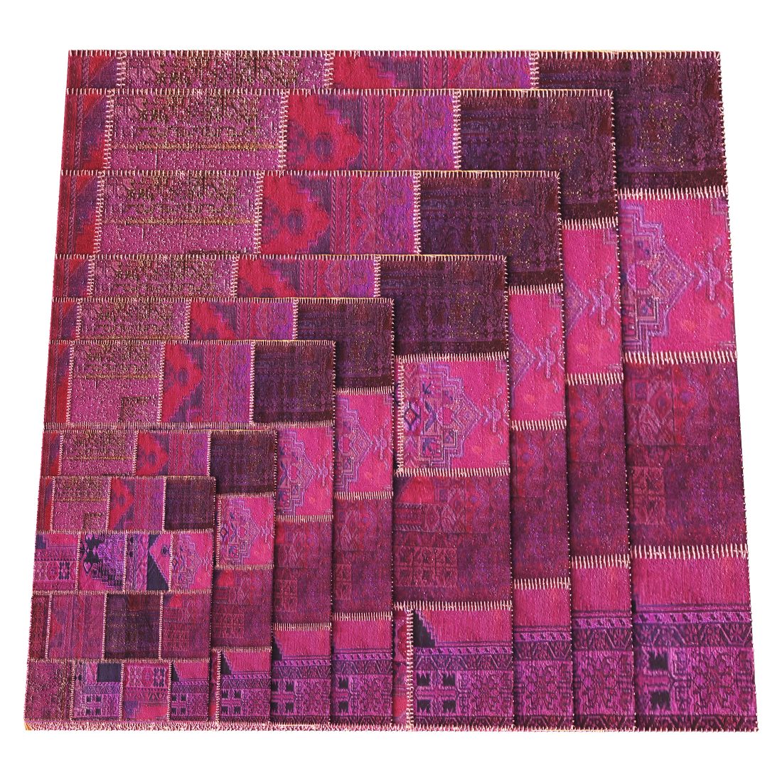 Turkish Patchwork Rugs - 3D Model for VRay, Corona