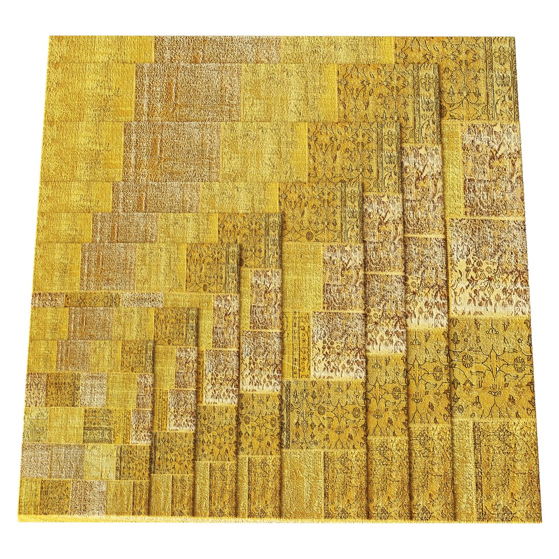 Turkish Patchwork Rugs - 3D Model for VRay, Corona