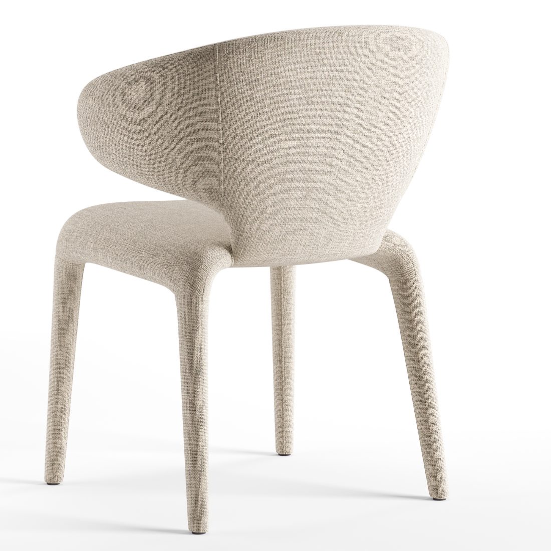 Debra Dining Chair - 3D Model for Corona