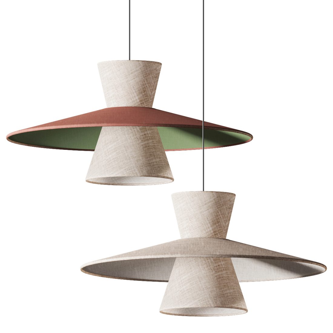 Fly Pendant Lamp - 3D Model for VRay, Corona
