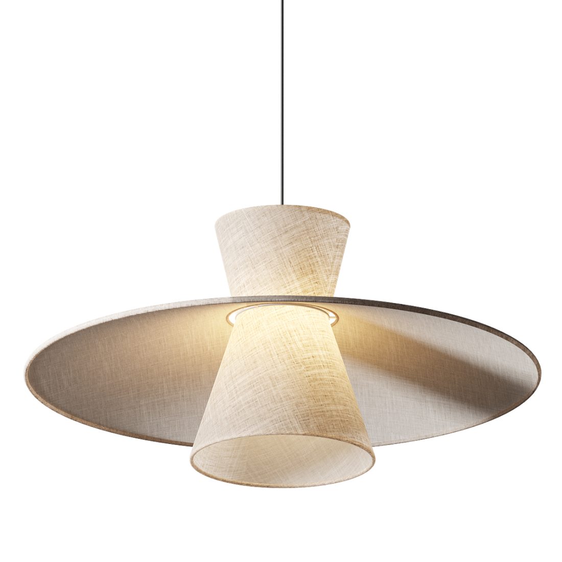 Fly Pendant Lamp - 3D Model for VRay, Corona