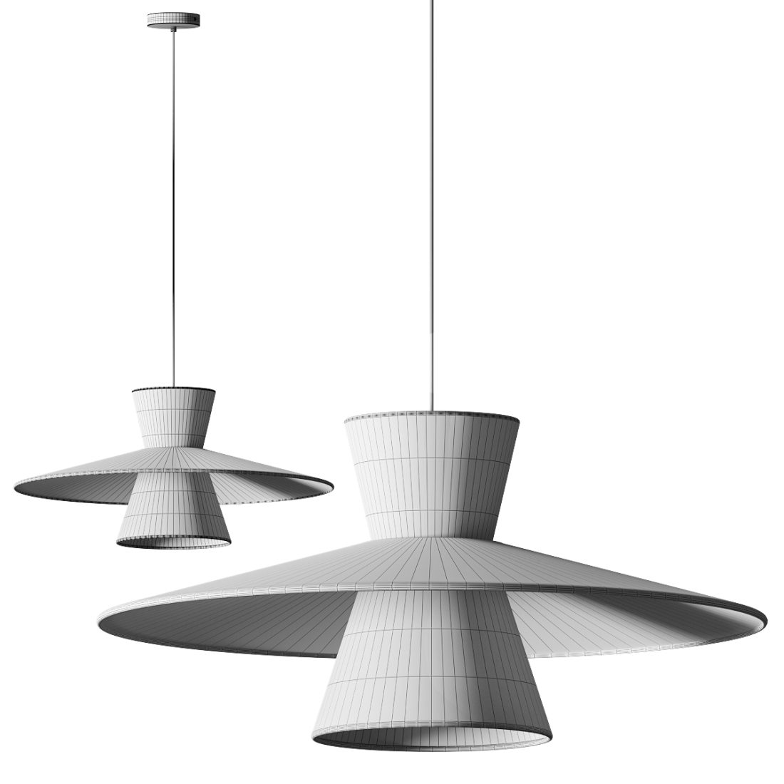 Fly Pendant Lamp - 3D Model for VRay, Corona