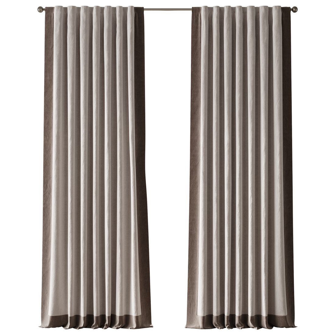 Curtains 12 - 3D Model for VRay, Corona