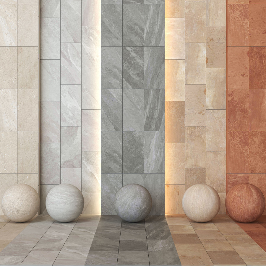 Keope Discovery Stone & Cotto Tile Pack (set Of 6) Material for VRay ...
