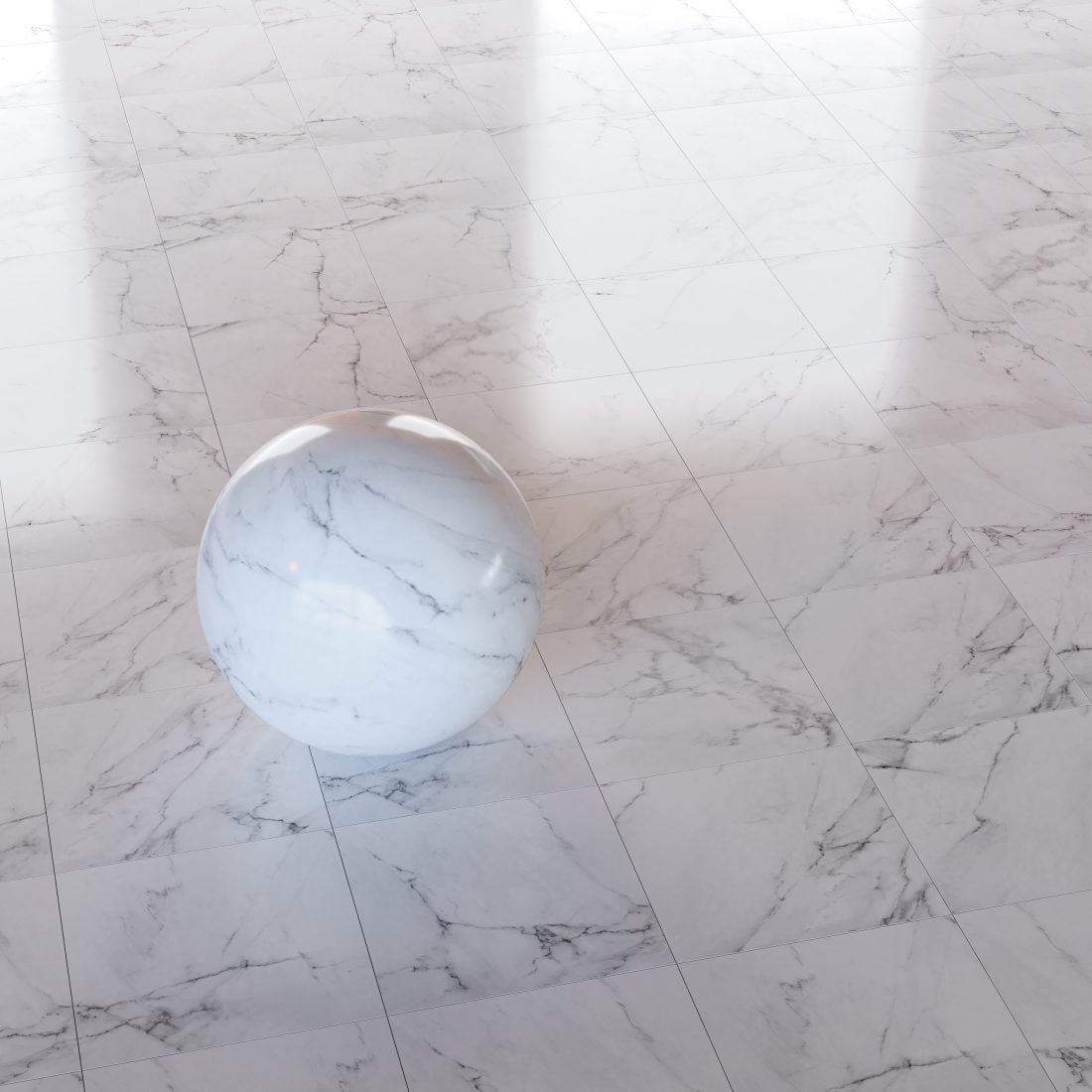 Porcelanosa Carrara Marble Tile Textures -6 In 1 - 3D Model for VRay ...