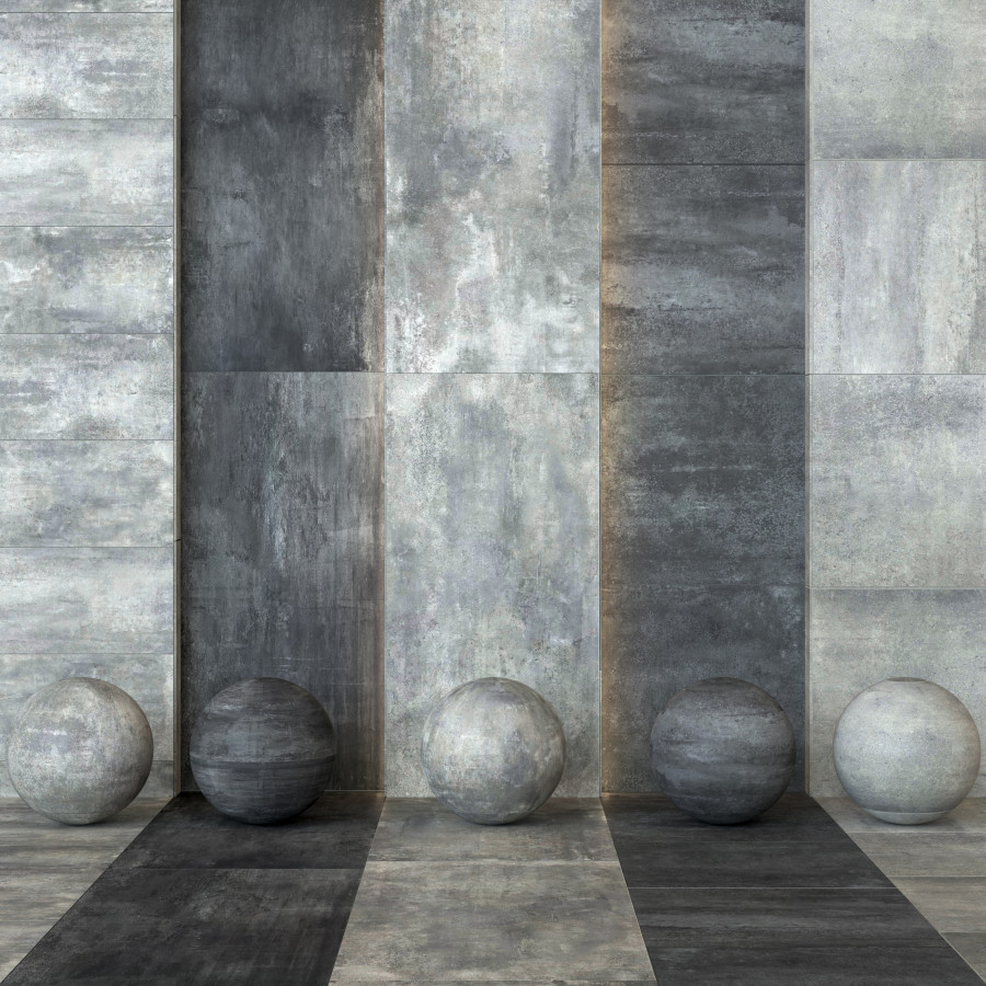 Florim Rawtech Concrete-effect Porcelain Tile Material for VRay, Corona ...