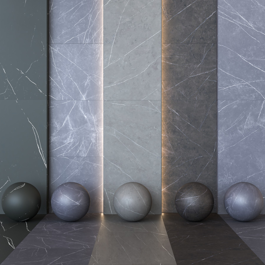 10 In 1 Porcelanosa Liem - 3D Model for VRay, Corona