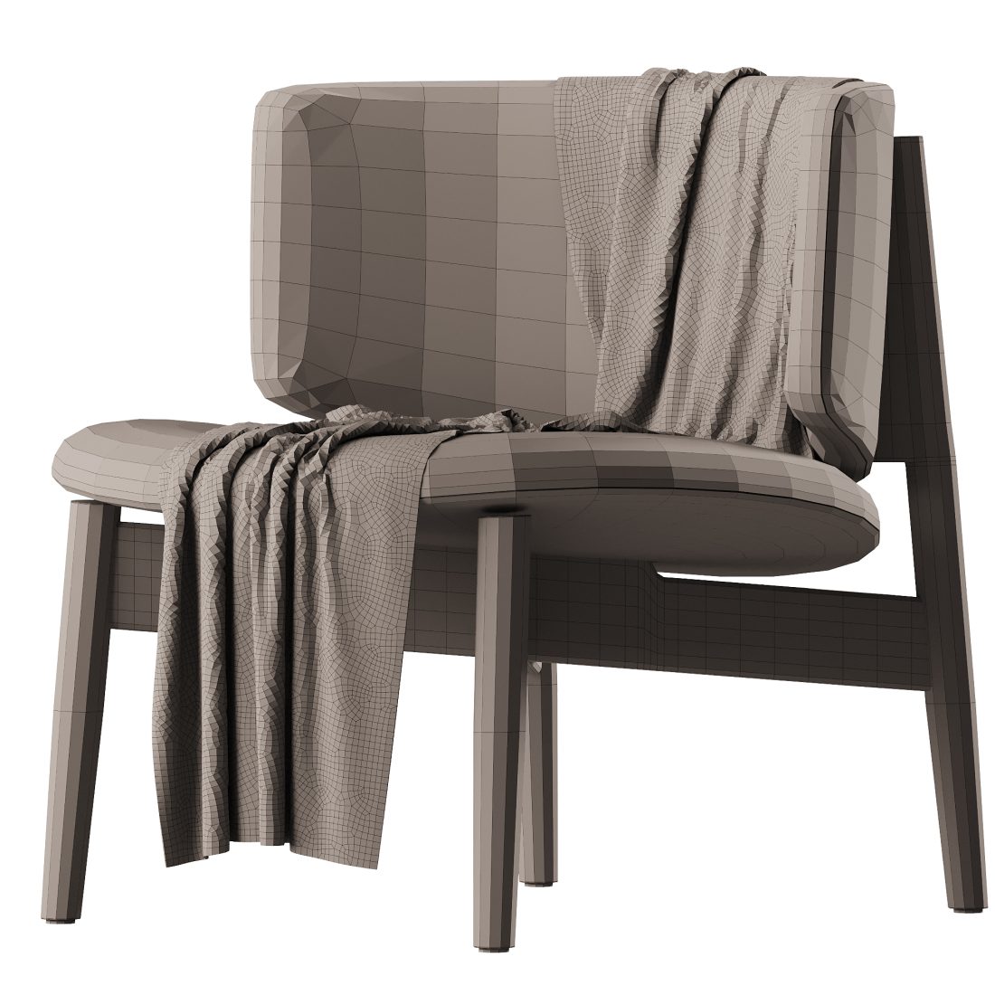 Ferm Living Herman Lounge Chair 3D Model for Corona | CGMood