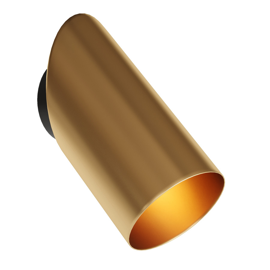Guilla Brass Angled Cylinder Spot Light - 3D Model for Corona