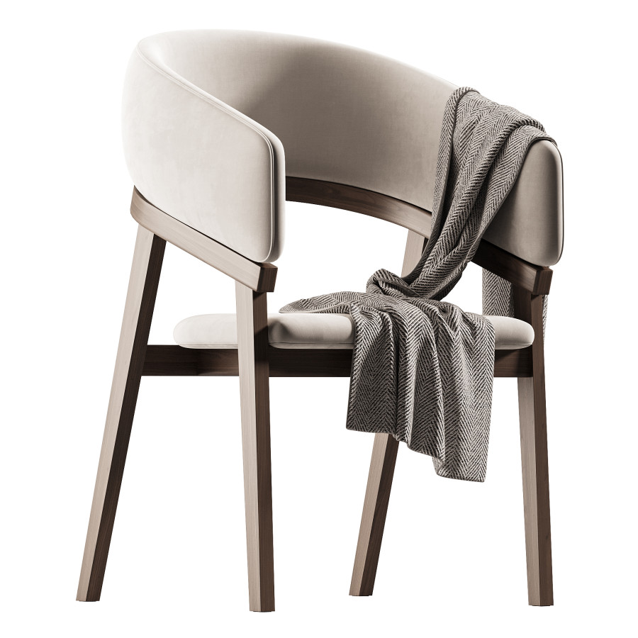 Modrest Truman - Mid-century Modern Grey Wal 3D Model for Corona | CGMood