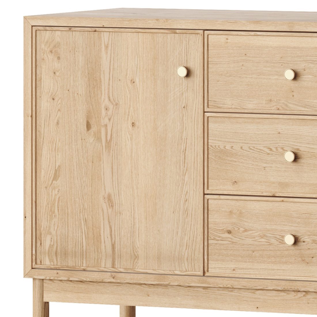 West Elm Siobhan Sideboard 3D Model for VRay, Corona | CGMood