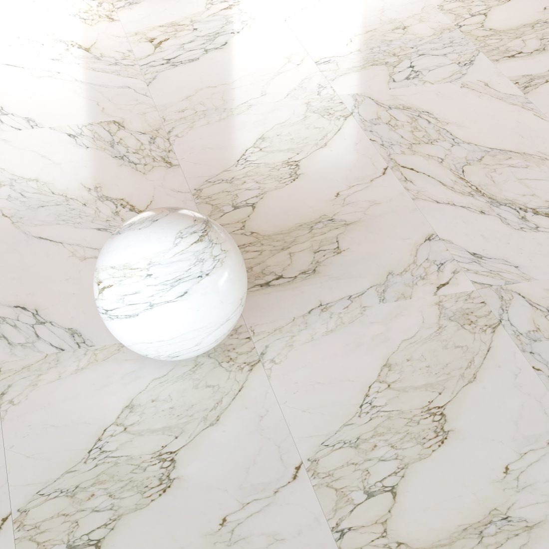 Porcelanosa Xtone Calacatta Marble Slab (Set Of 3) Material for VRay ...