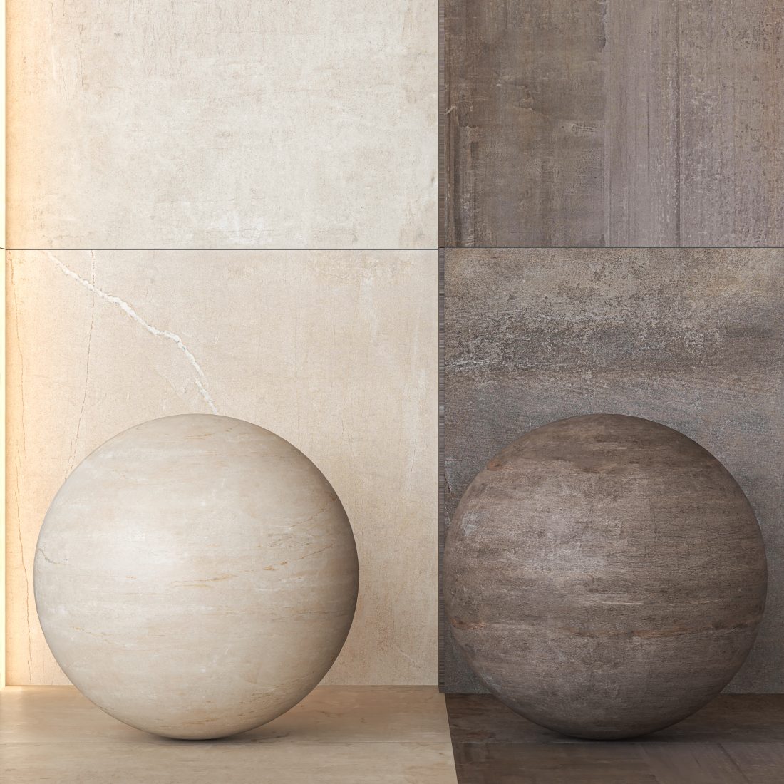 Marca Corona StoneOne Stone-Effect Tile 8K Texture - 3D Model for VRay ...