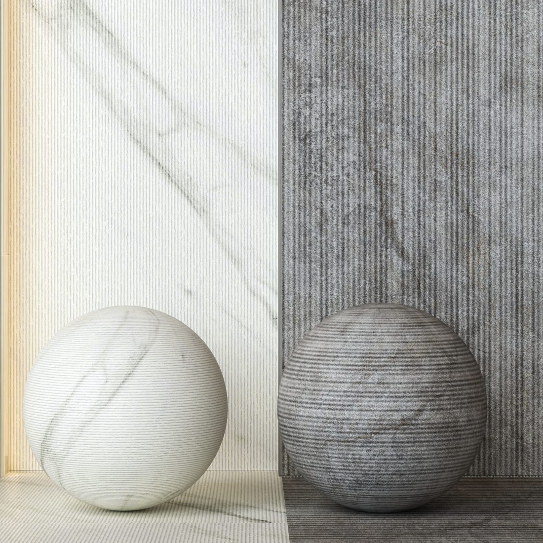 Atlas Concorde Marvel 3D Textured Wall Tile-3 In 1 - 3D Model for VRay ...
