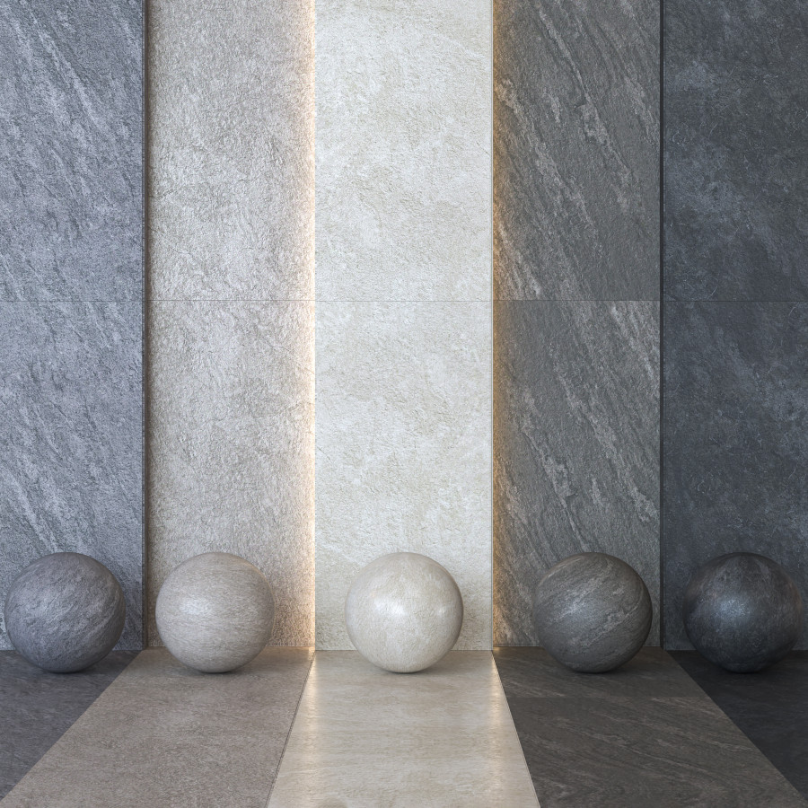 Atlas Concorde Brave Stone Effect Tile (set Of 22) Material for VRay ...