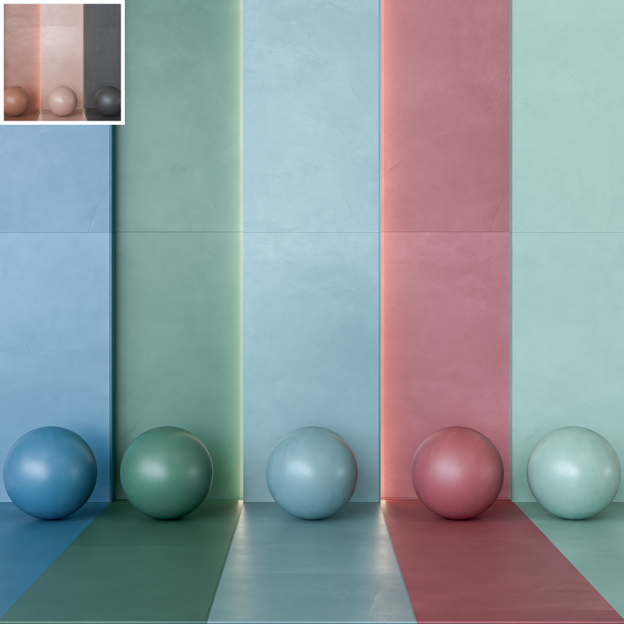 Atlas Concorde Prism Resin Effect Tile - 20 In 1 - 3D Model for VRay ...