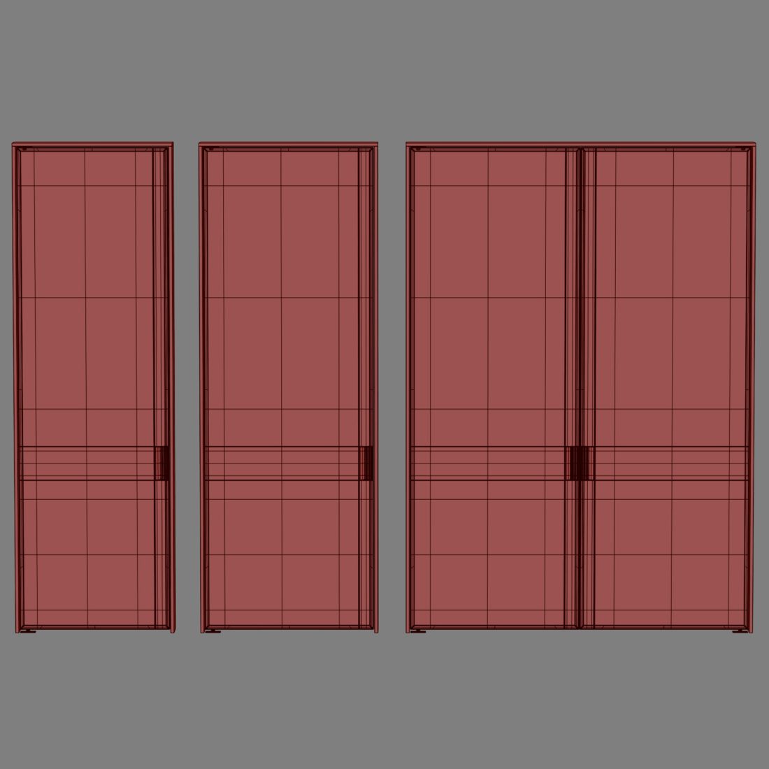 Pivot Doors 3D Model for VRay, Corona | CGMood