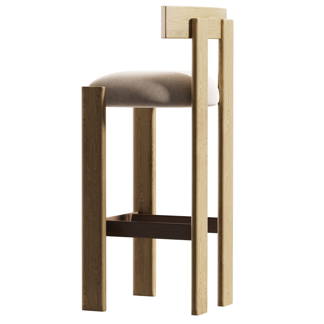 Bar Stool Loc By Stahl And Band 3D Model for Corona | CGMood
