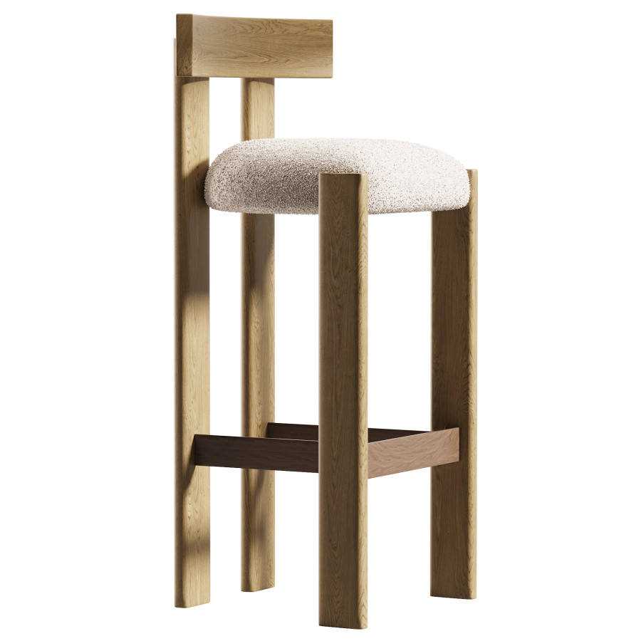 Bar Stool Loc By Stahl And Band 3D Model for Corona | CGMood
