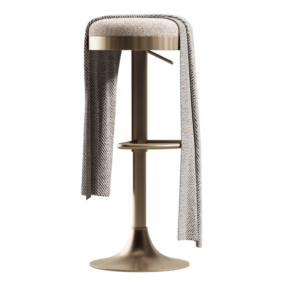 Bar Stool Bree Black 3D Model for Corona | CGMood
