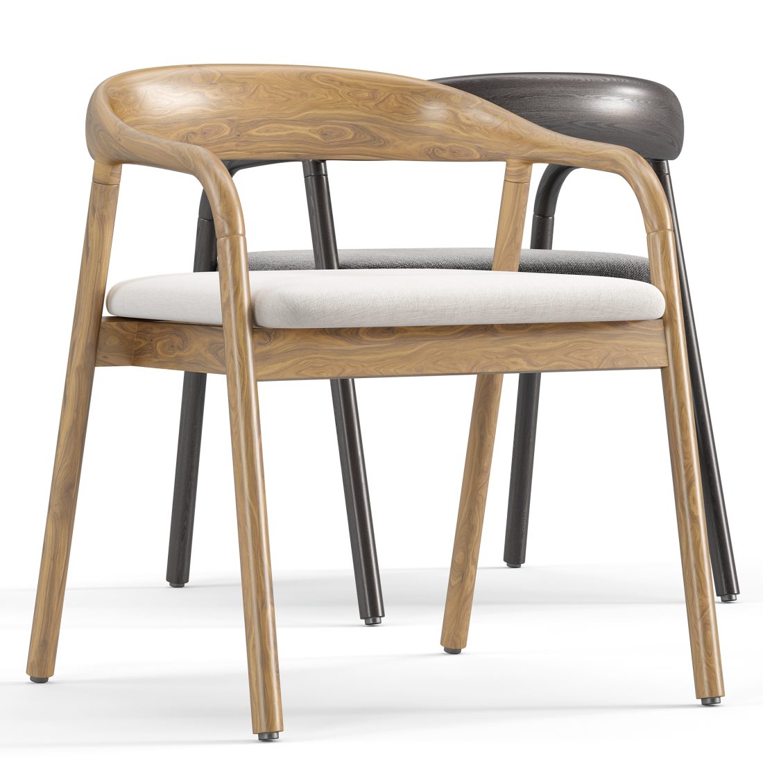 Kasl Chair And Lori Table 3D Model for VRay, Corona | CGMood