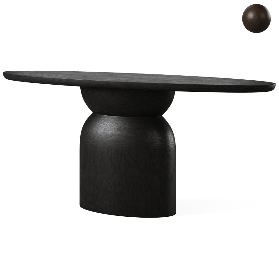 Perth Console Table By Arhaus - 3D Model for VRay, Corona