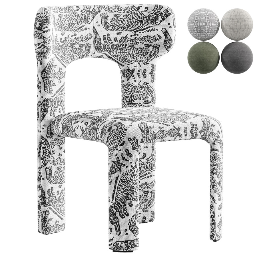 Lucy Chair - 3D Model for Corona