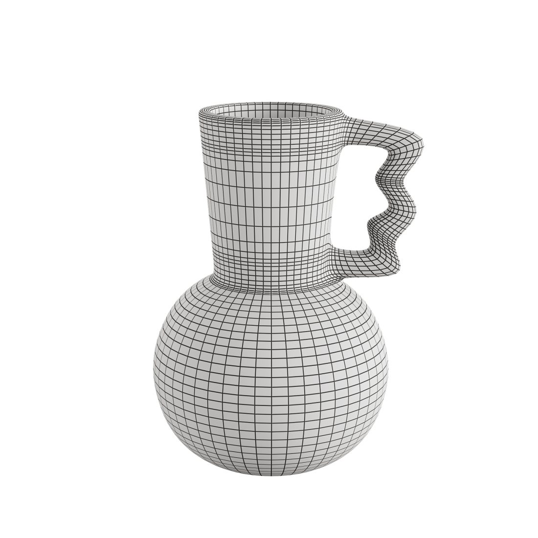 Memphis Bud Vase 3D Model for Corona | CGMood
