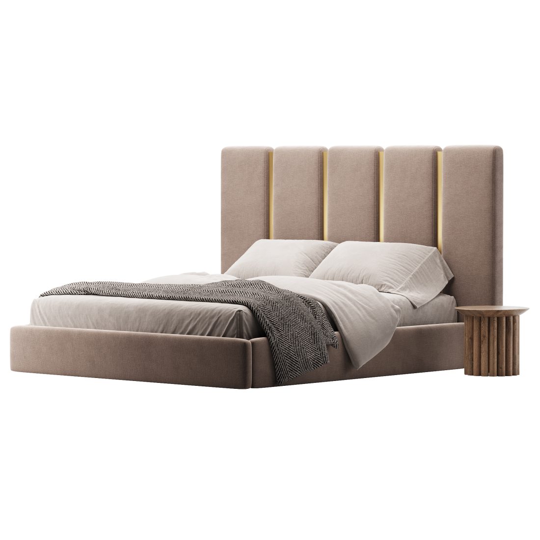 Club Bed By Rugiano - 3D Model for Corona