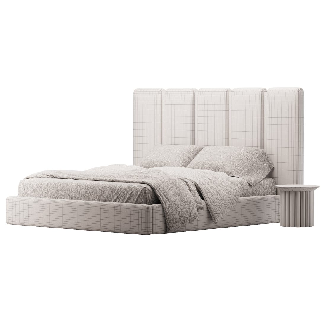 Club Bed By Rugiano - 3D Model for Corona