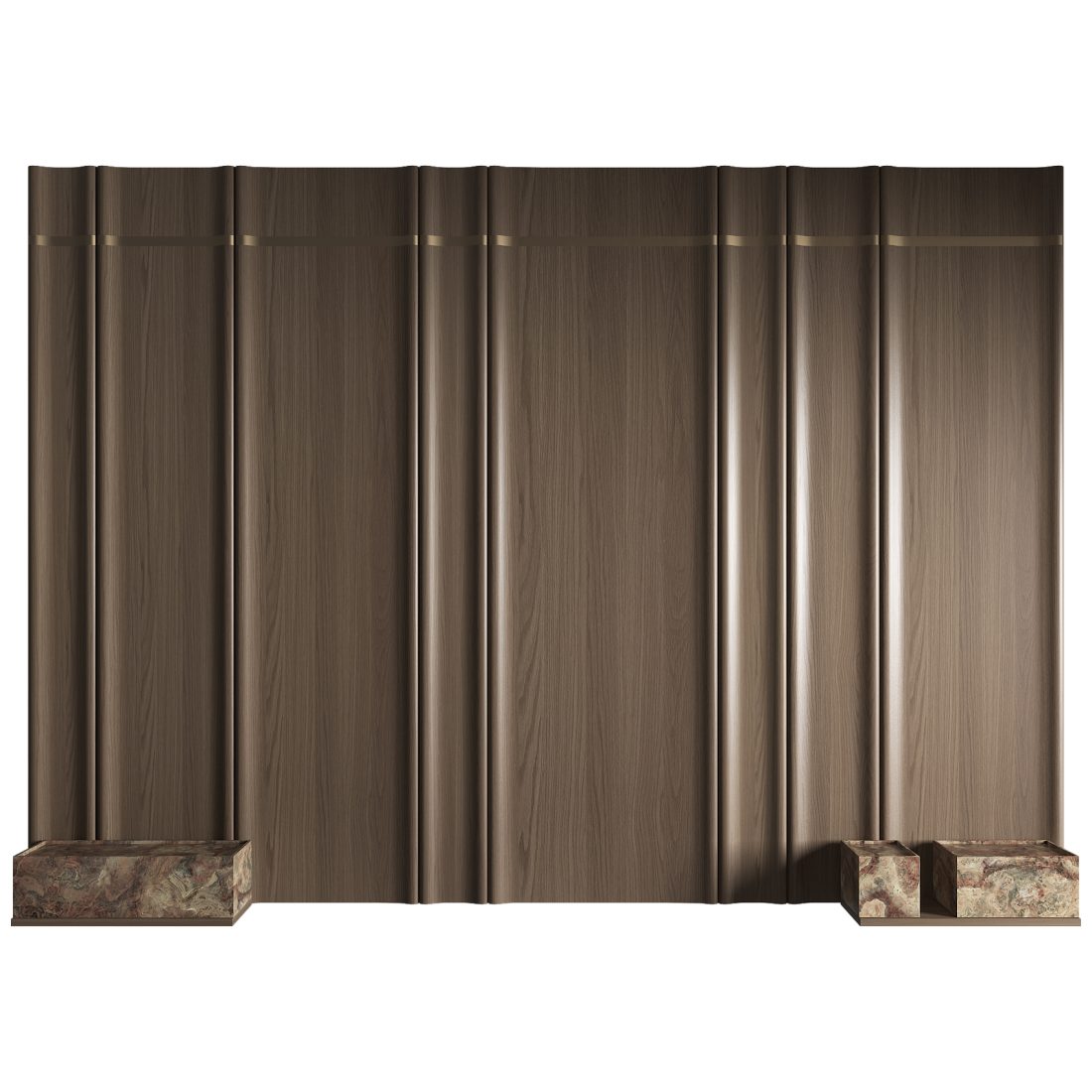 Wall Panel Decor 520 3D Model for VRay, Corona | CGMood