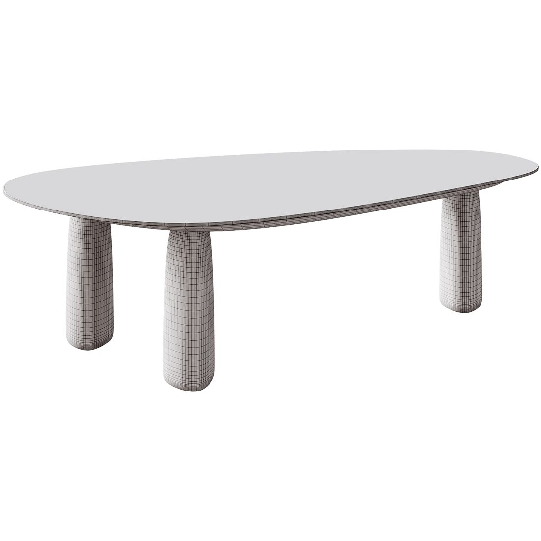 Monolith Table By Poliform - 3D Model for Corona