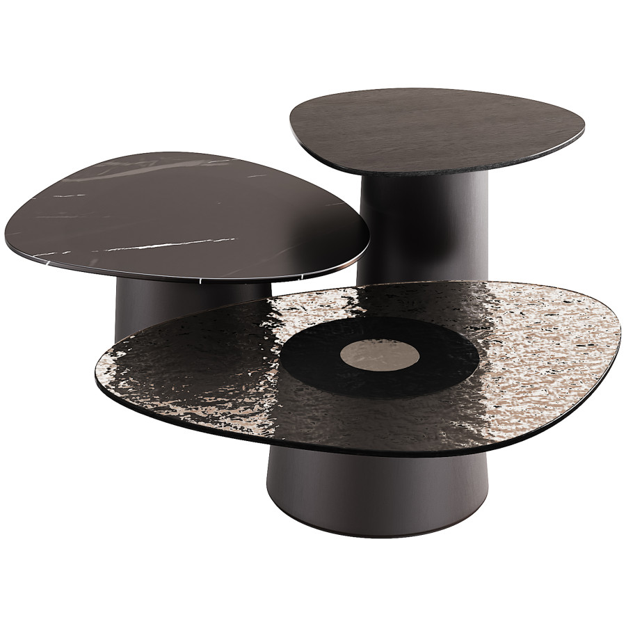 Totem Drop Coffee Table By Sovet Italia 3D Model for Corona | CGMood